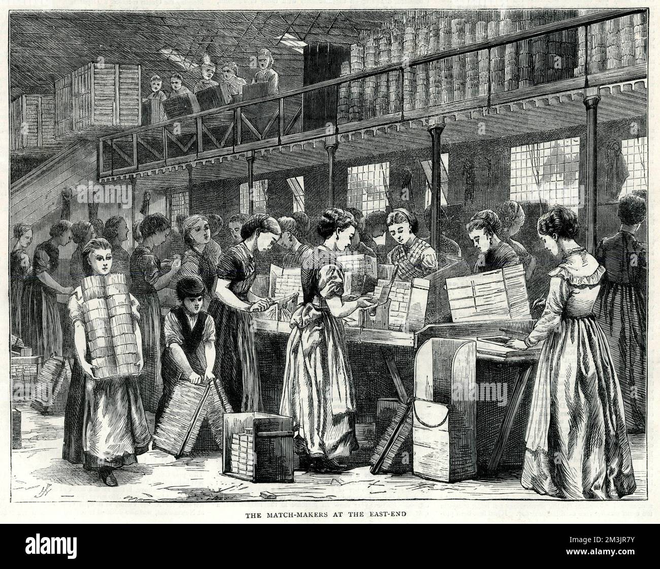 Match Makers 1871 Stock Photo - Alamy