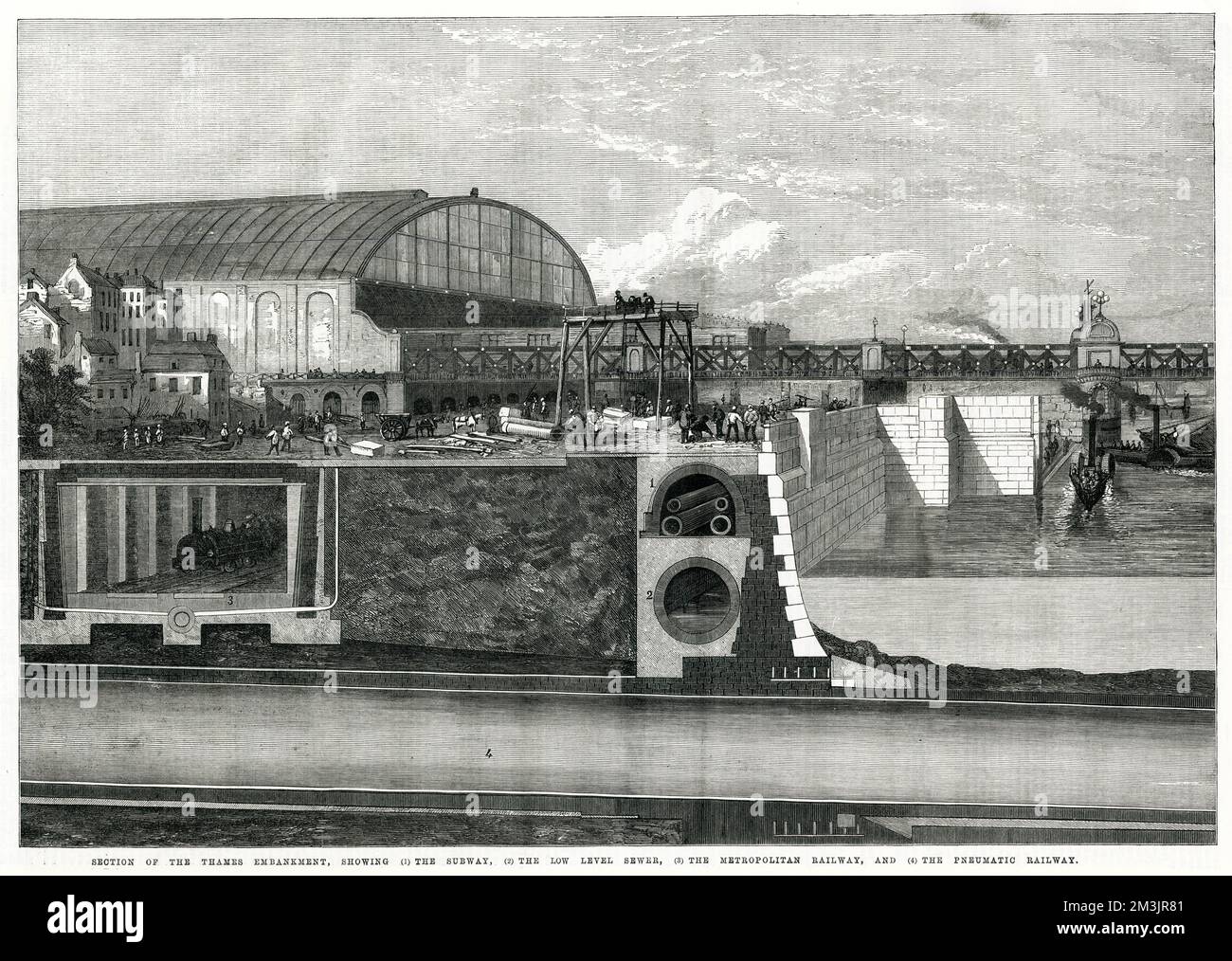 Bazalgette sewers in construction hi-res stock photography and images ...