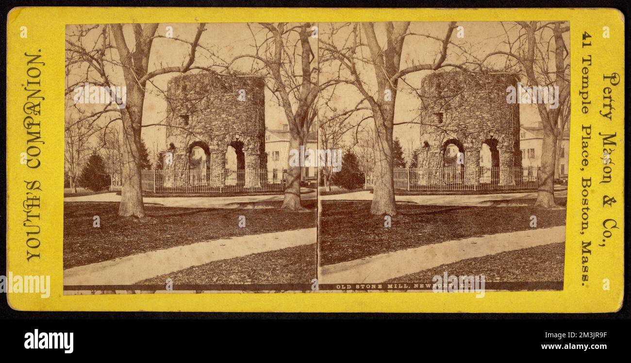 Old stone mill, Newport, R.I. , Towers Stock Photo - Alamy