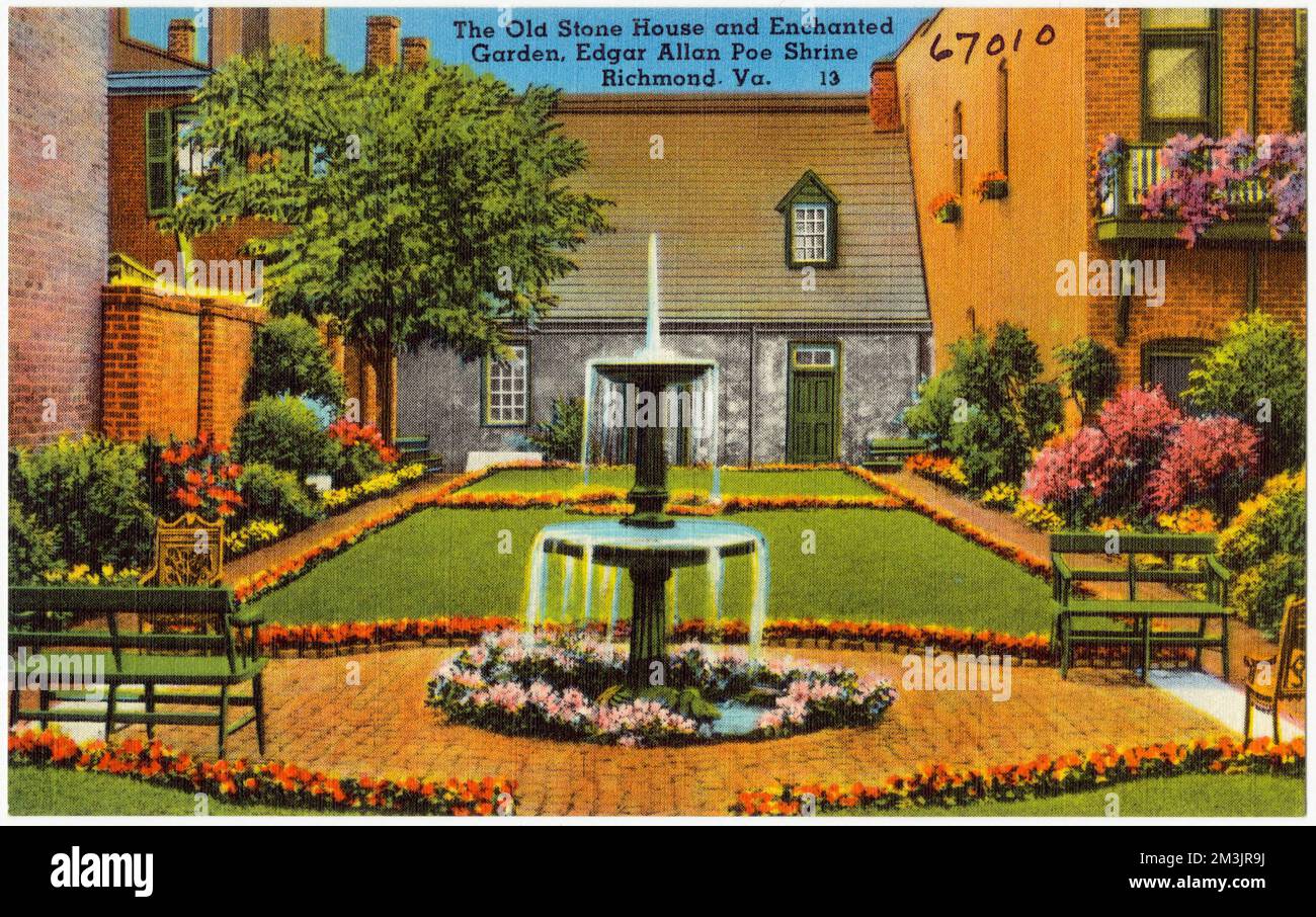 The Old Stone House and Enchanted Garden, Edgar Allan Poe Shrine ...