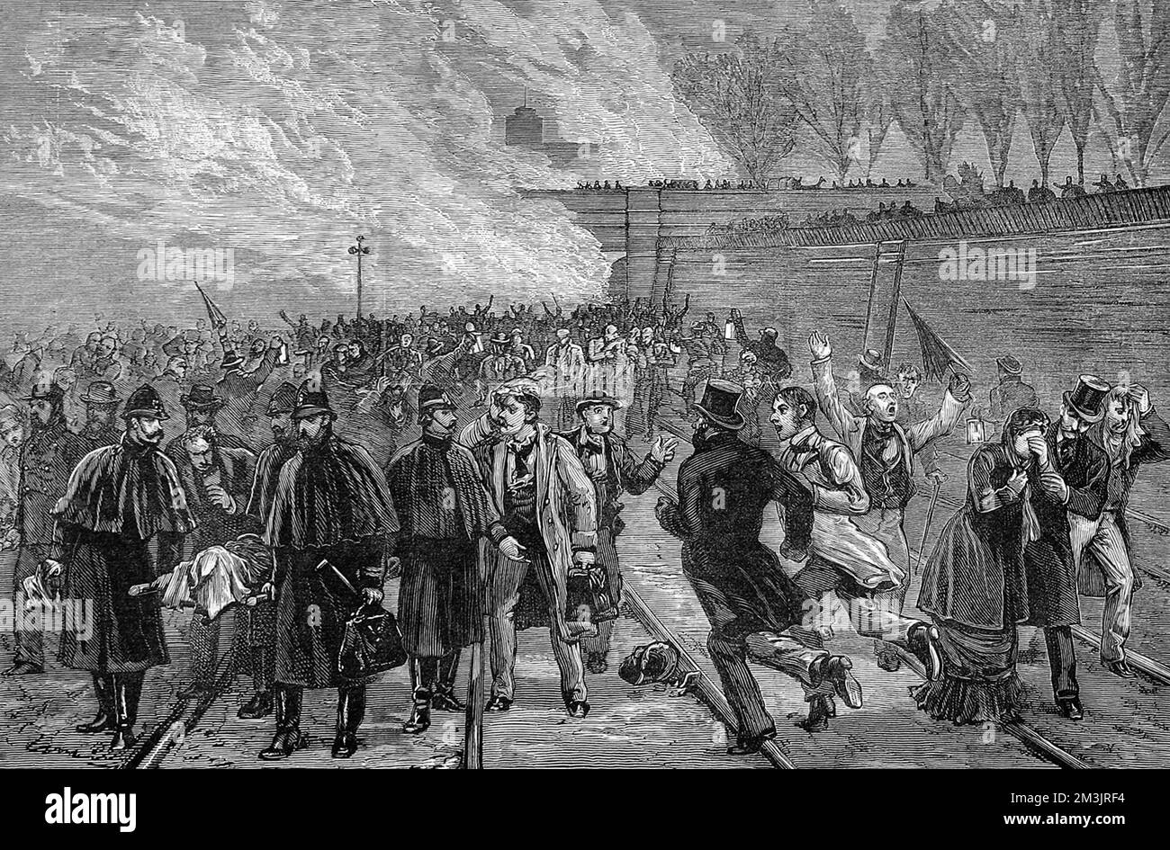 Two trains collided Black and White Stock Photos & Images - Alamy