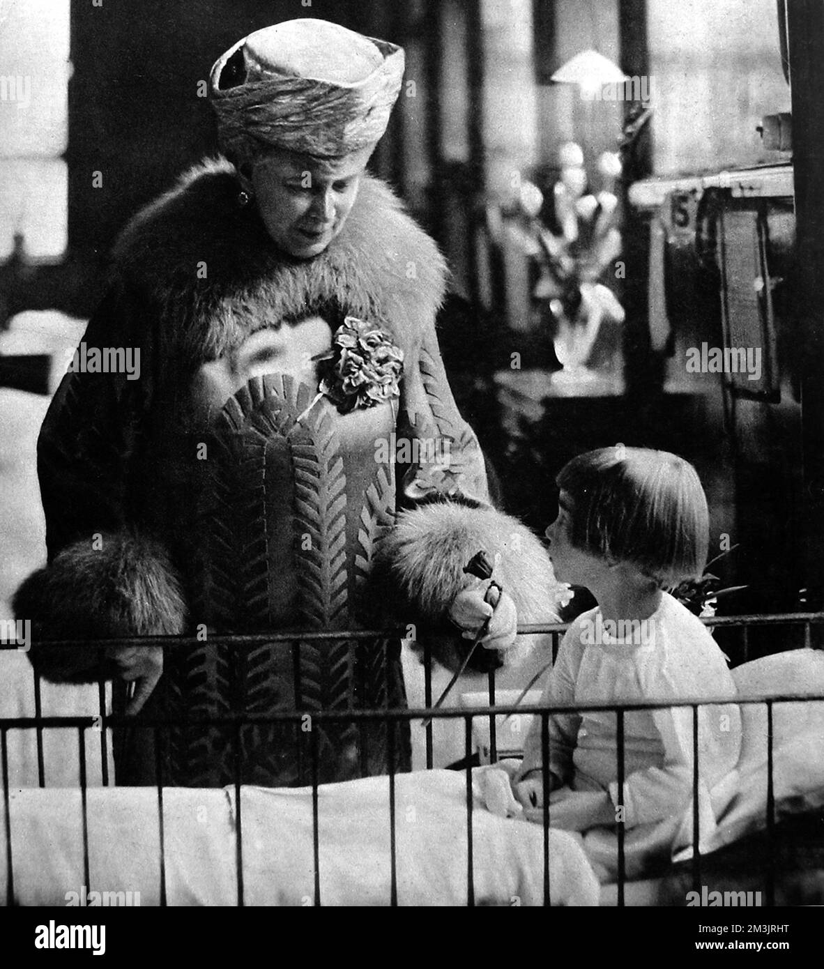 Queen princess mary royal Black and White Stock Photos & Images - Alamy