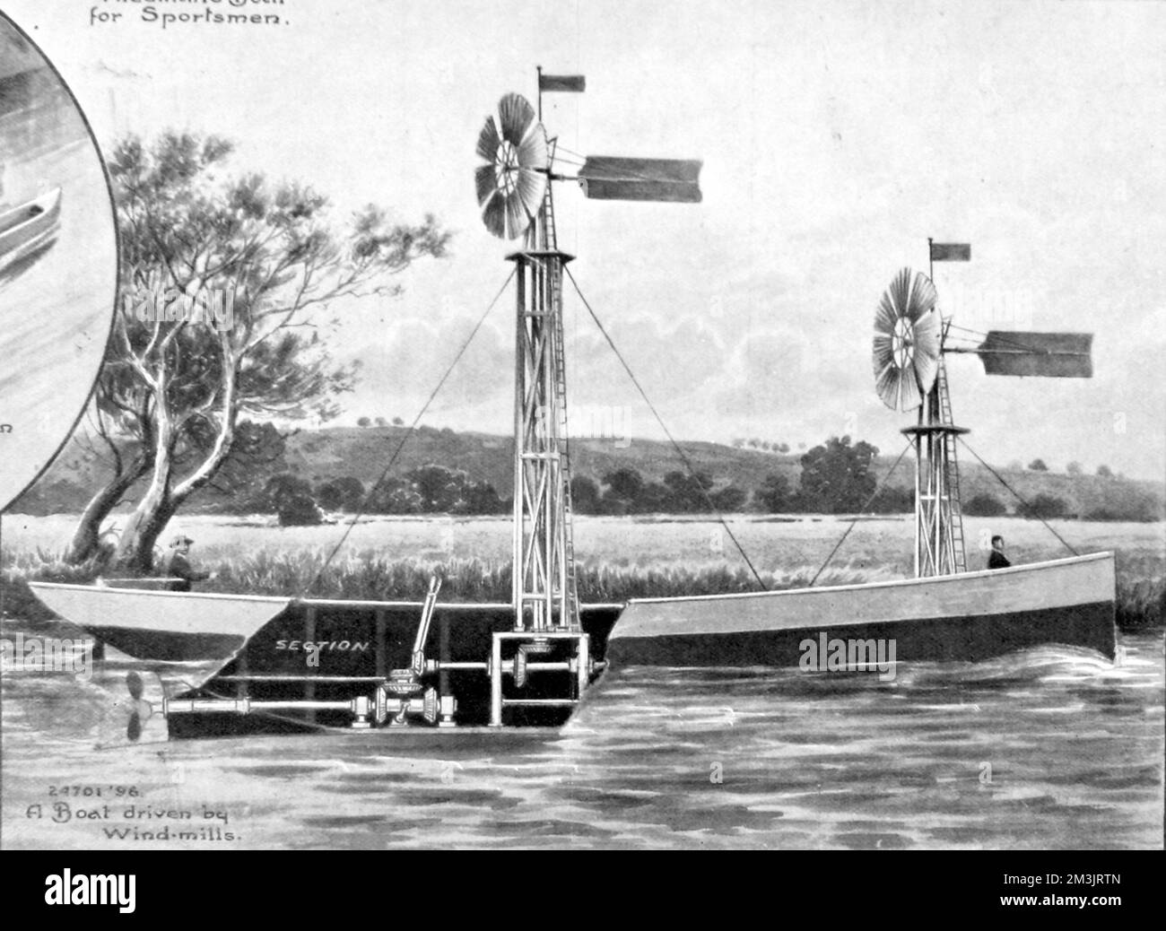Section of a boat Black and White Stock Photos & Images - Alamy