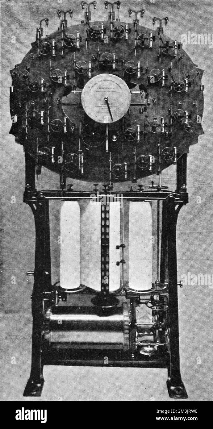 Tide predicting machine: front view Stock Photo - Alamy