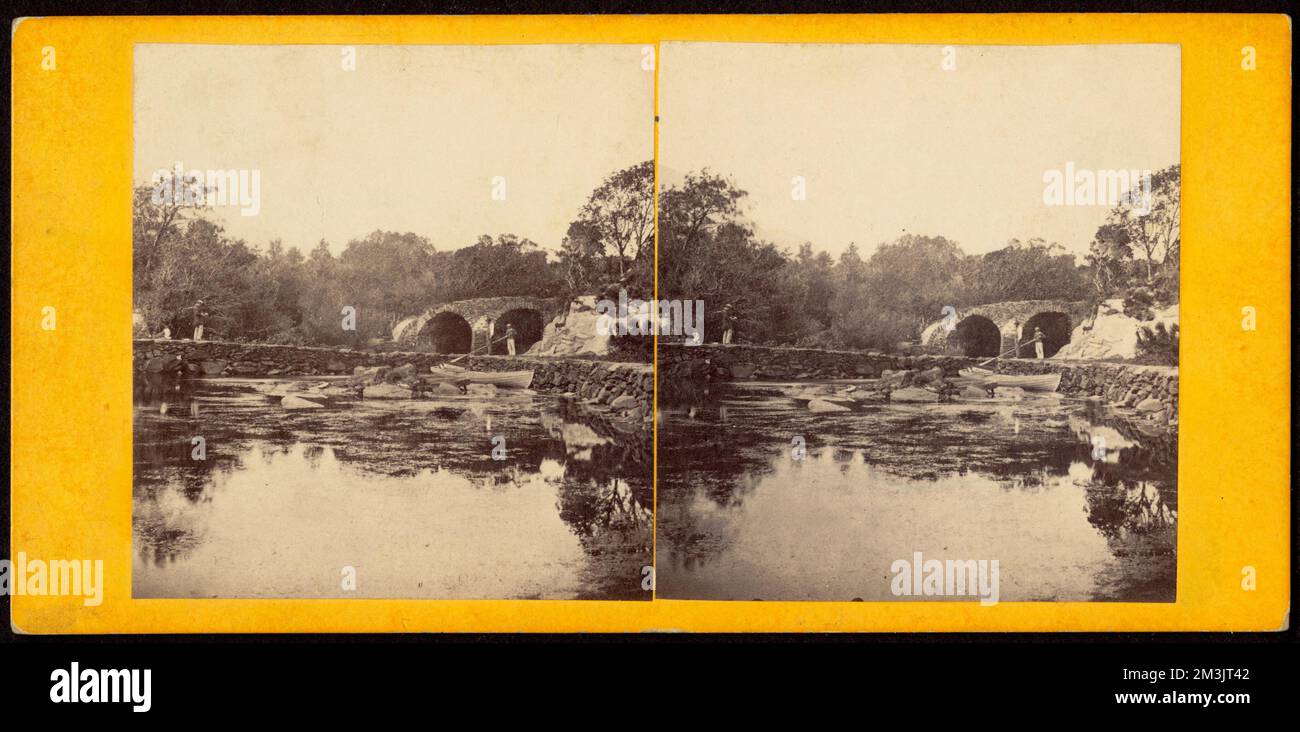 The old Weir Bridge , Lakes & ponds, Bridges Stock Photo - Alamy