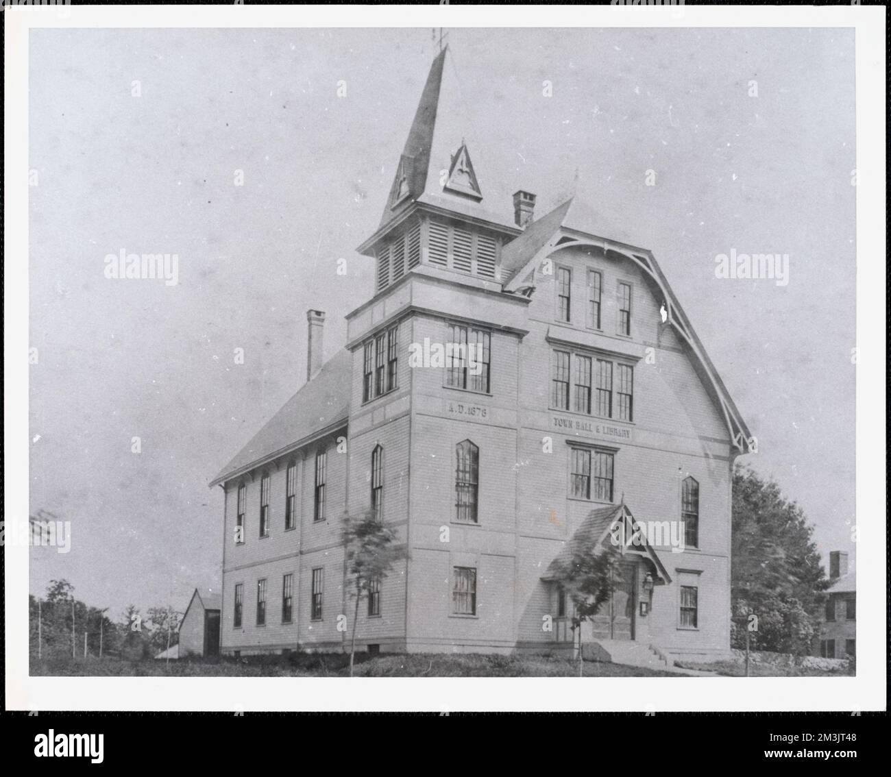 Old Town Hall, 12 Cochituate Road (Heard House site) , City & town ...