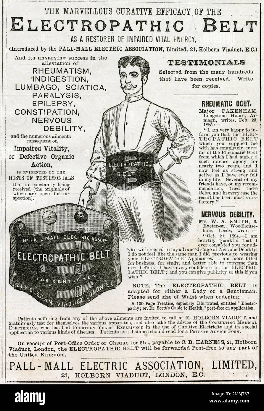 Victorian corset advertisement hi-res stock photography and images - Alamy
