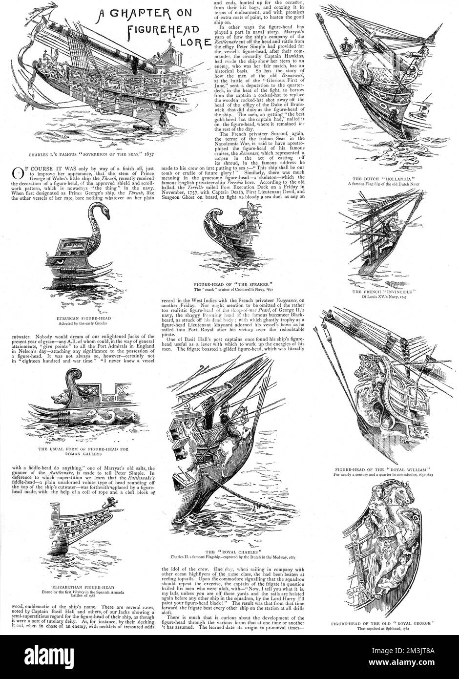 18th century figurehead Cut Out Stock Images & Pictures - Alamy