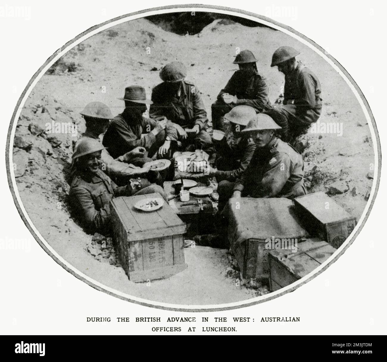 World war one british soldiers lunch hi-res stock photography and ...