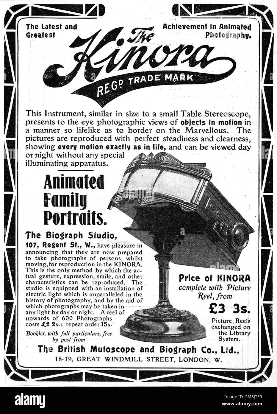 The Kinora - animated family portraits Stock Photo - Alamy