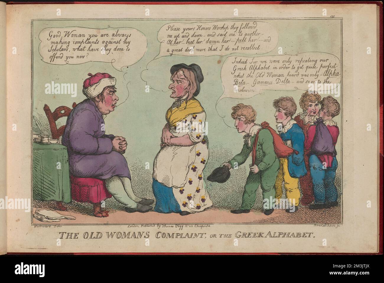 The old womans complaint or the Greek alphabet , Students, Teachers ...