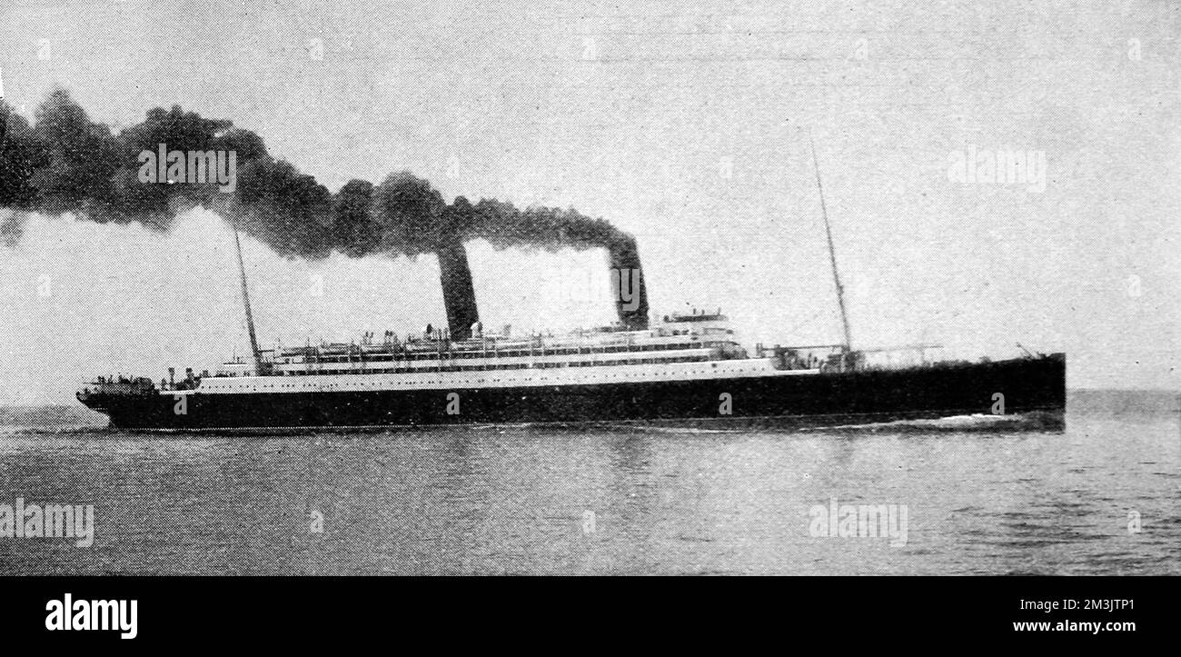 SS 'Carmania', 1905 Stock Photo - Alamy