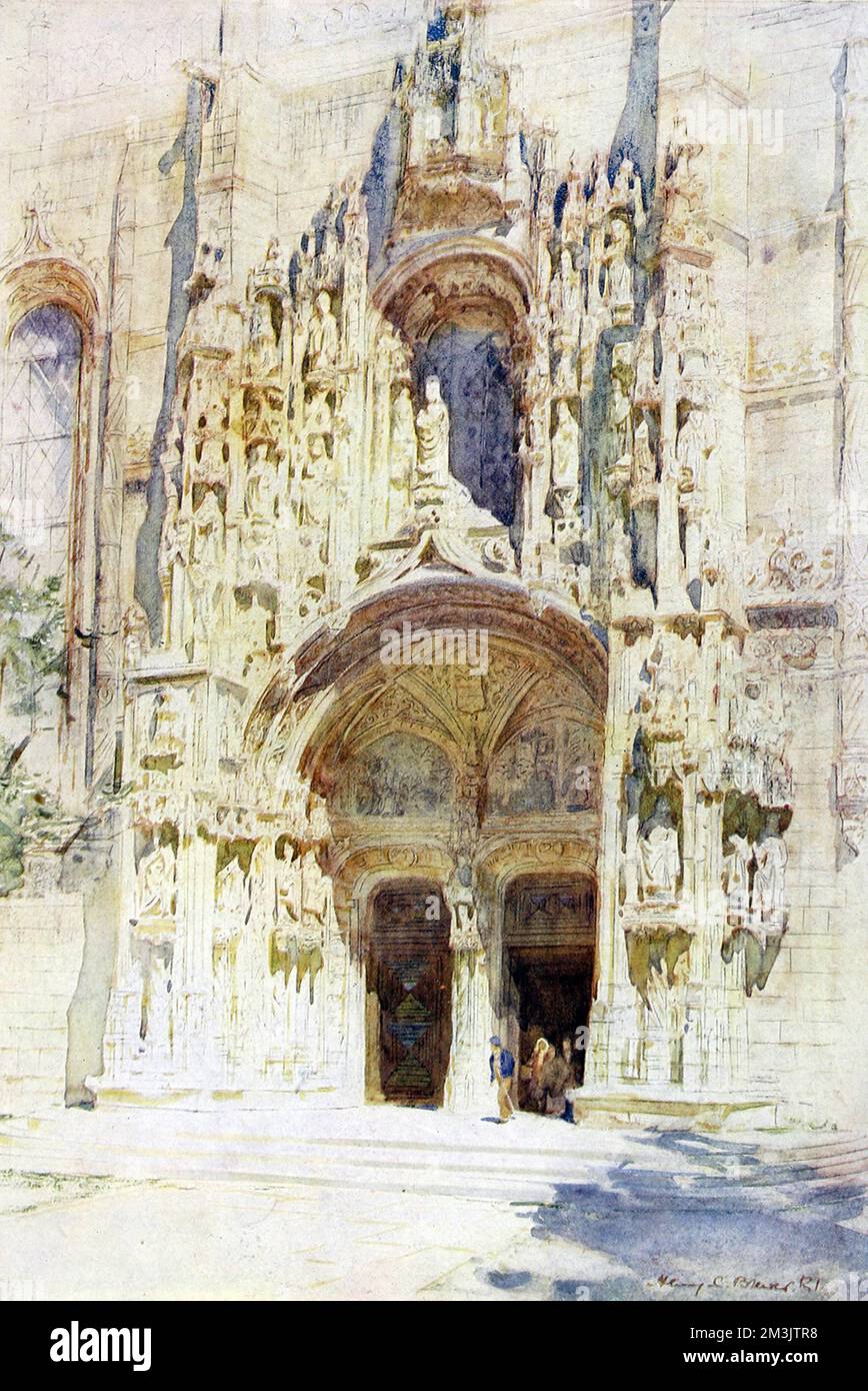 Doorway of the Monastery at Belem, Portugal Stock Photo - Alamy