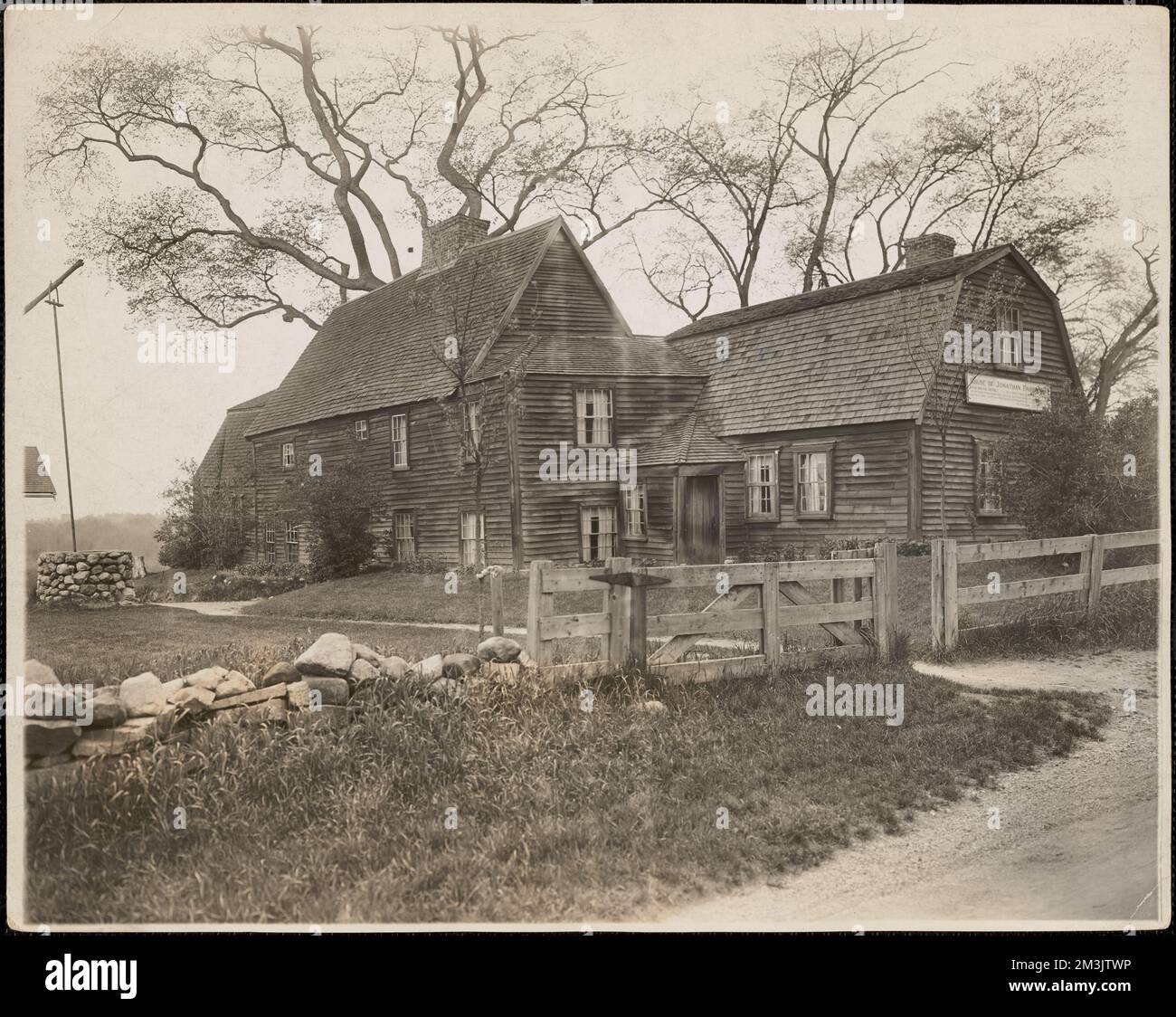 Ye Olde Jonathan Fairbanks House, Bryant and East Streets, Dedham, Mass ...