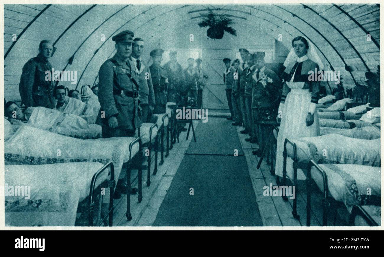 A Nissen-hut Red Cross station 1917 Stock Photo - Alamy