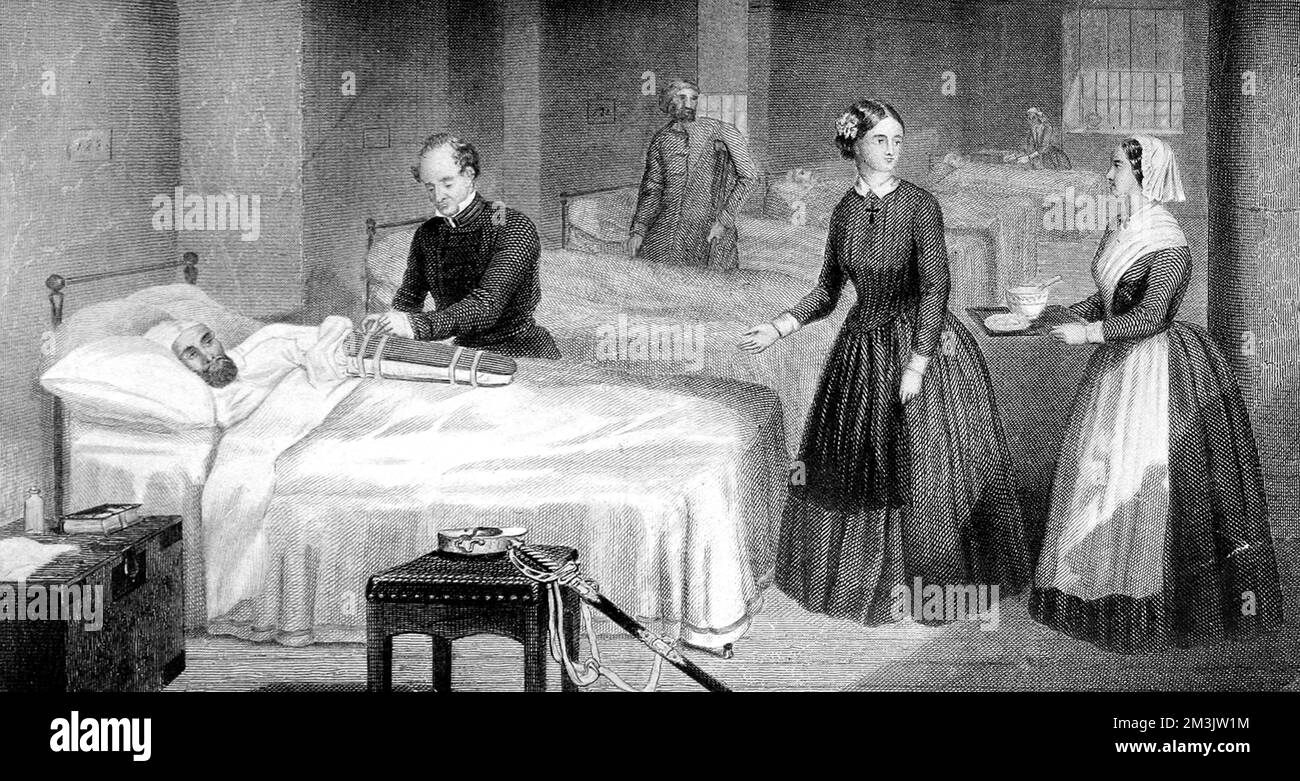 38 nurses departed with Florence Nightingale for the Barrack Hospital ...