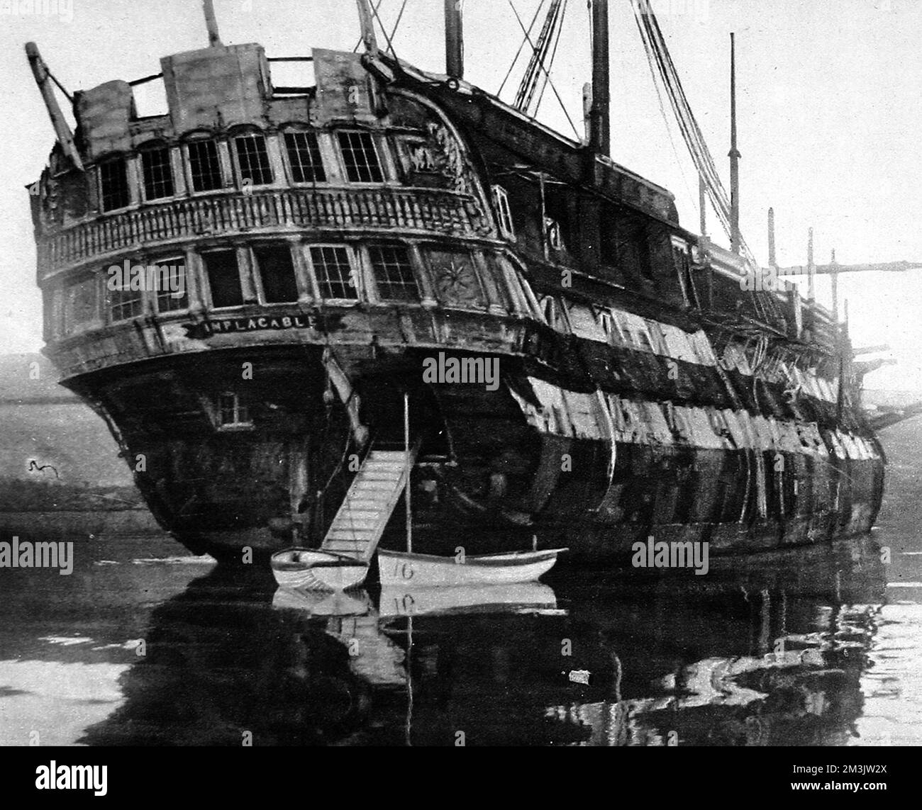 HMS 'Implacable', 1920 Stock Photo - Alamy
