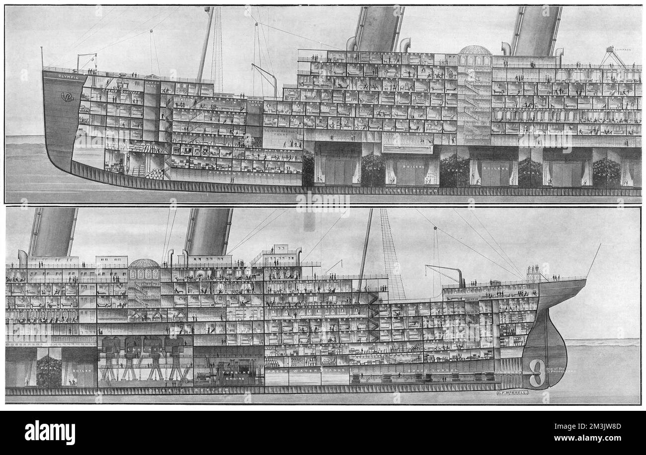 White star atlantic liner 1910 hi-res stock photography and images - Alamy