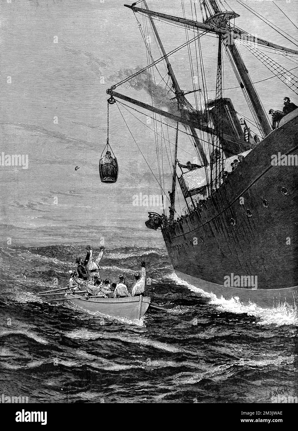 Unloading Passengers off Jaffa 1890 Stock Photo - Alamy