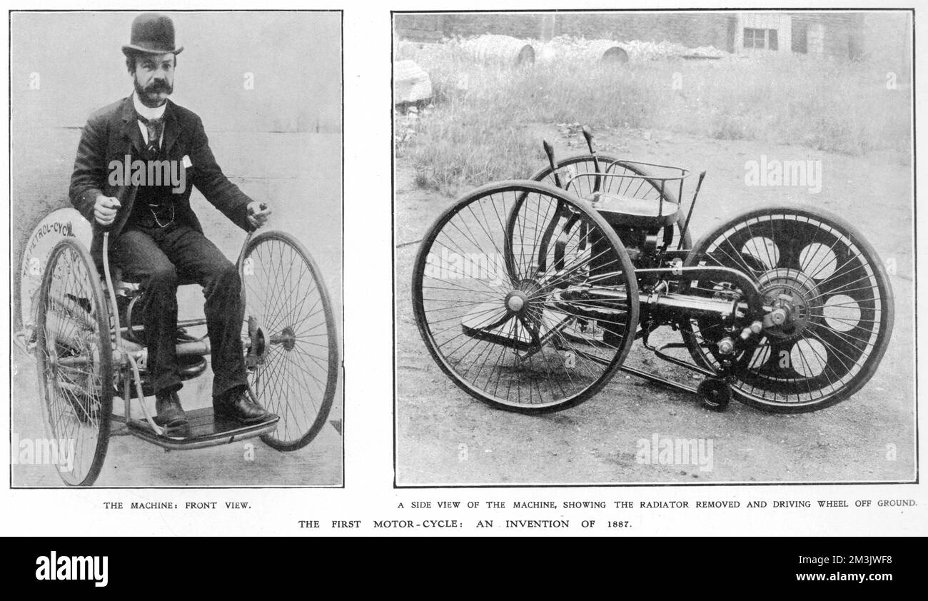 Invention by Edward Butler, created in 1887. 1906 Stock Photo - Alamy