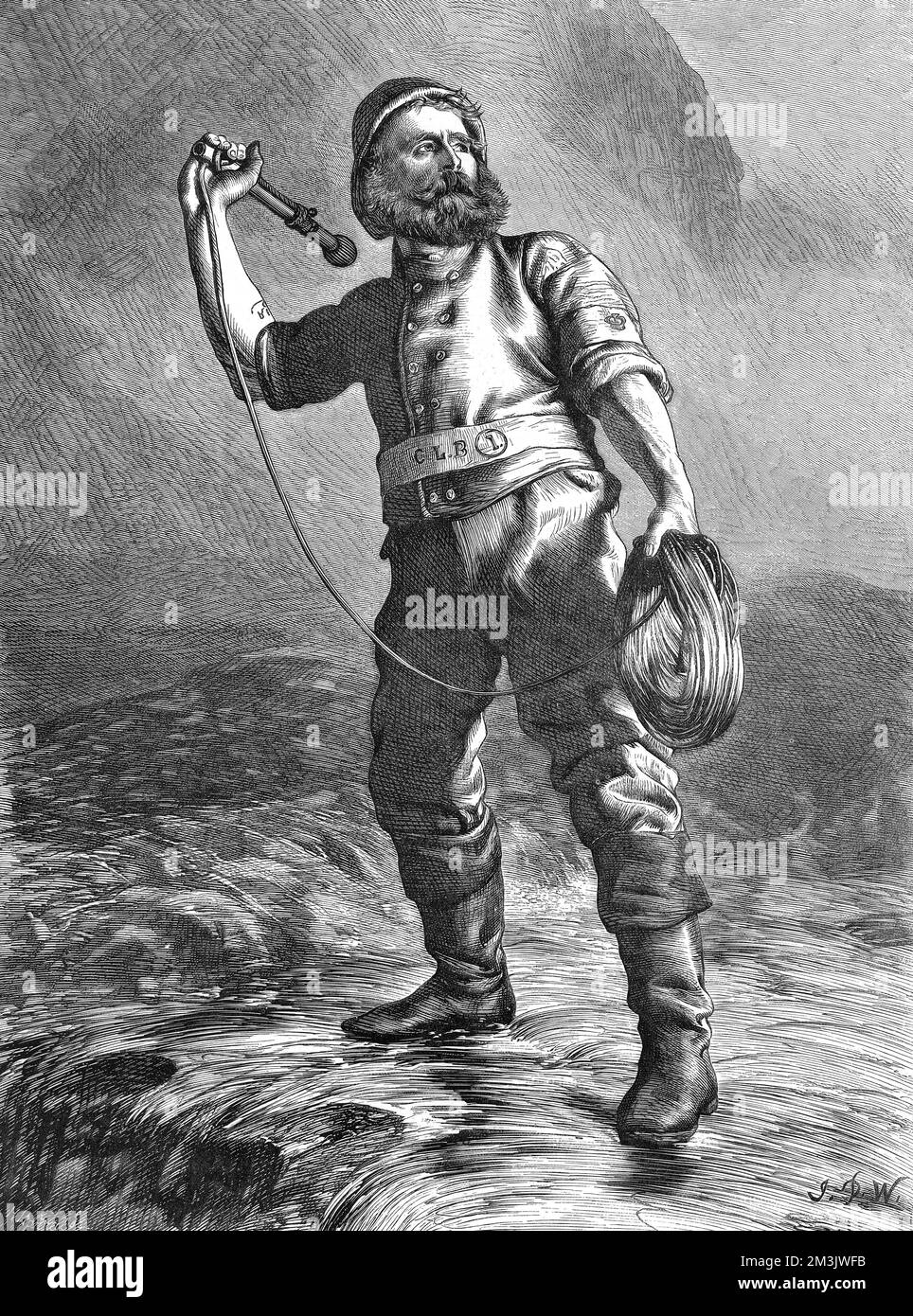 Joseph Robinson, Captain of the Cullercoats Volunteer Life B Stock ...