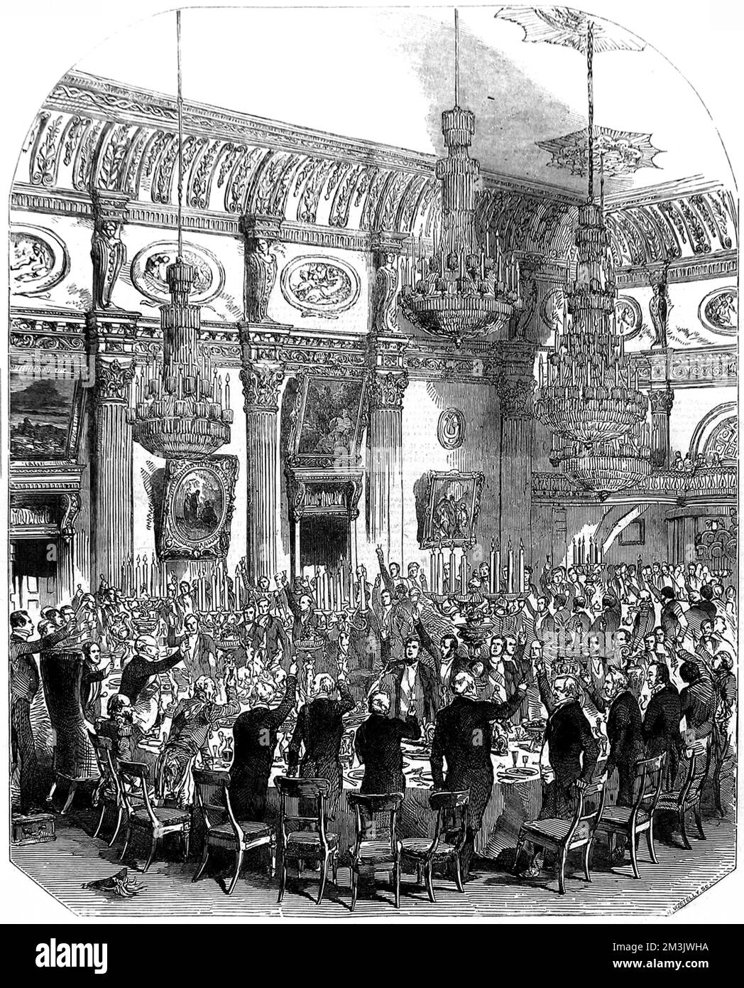 Grand Dinner to General Sir Charles J. Napier, at the London Stock ...