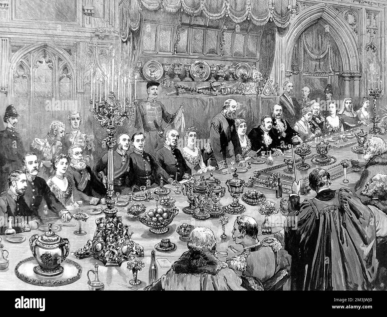 Lord mayor londons banquet hi-res stock photography and images - Alamy