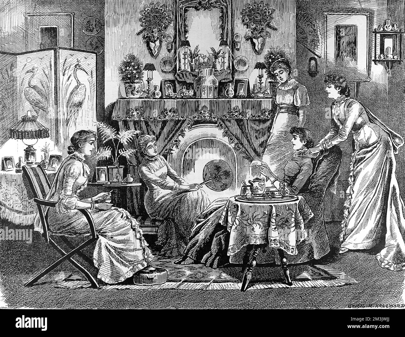Victorian tea room hi-res stock photography and images - Alamy