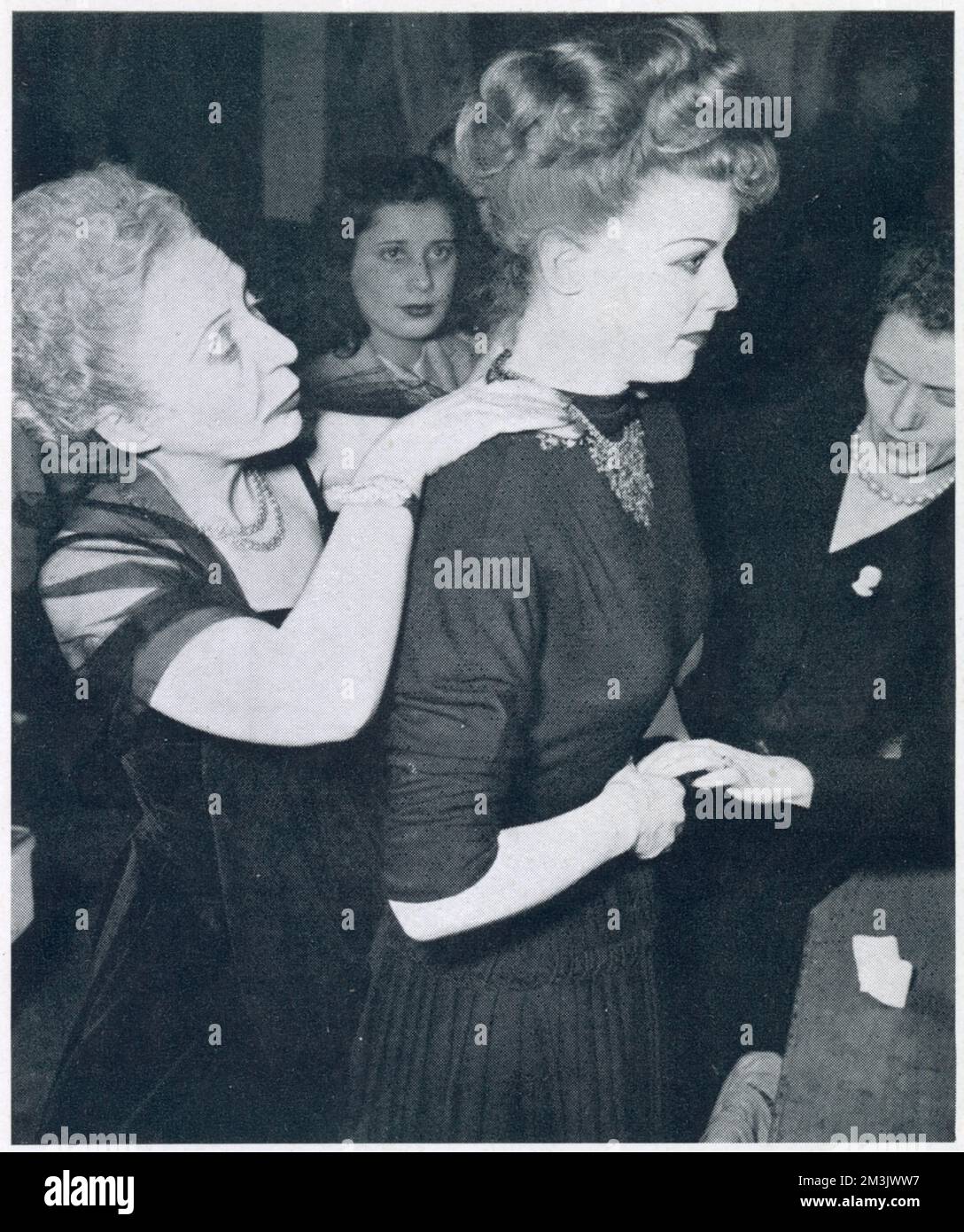 Maggy Rouff at Spring Fashion Show 1948 Stock Photo - Alamy
