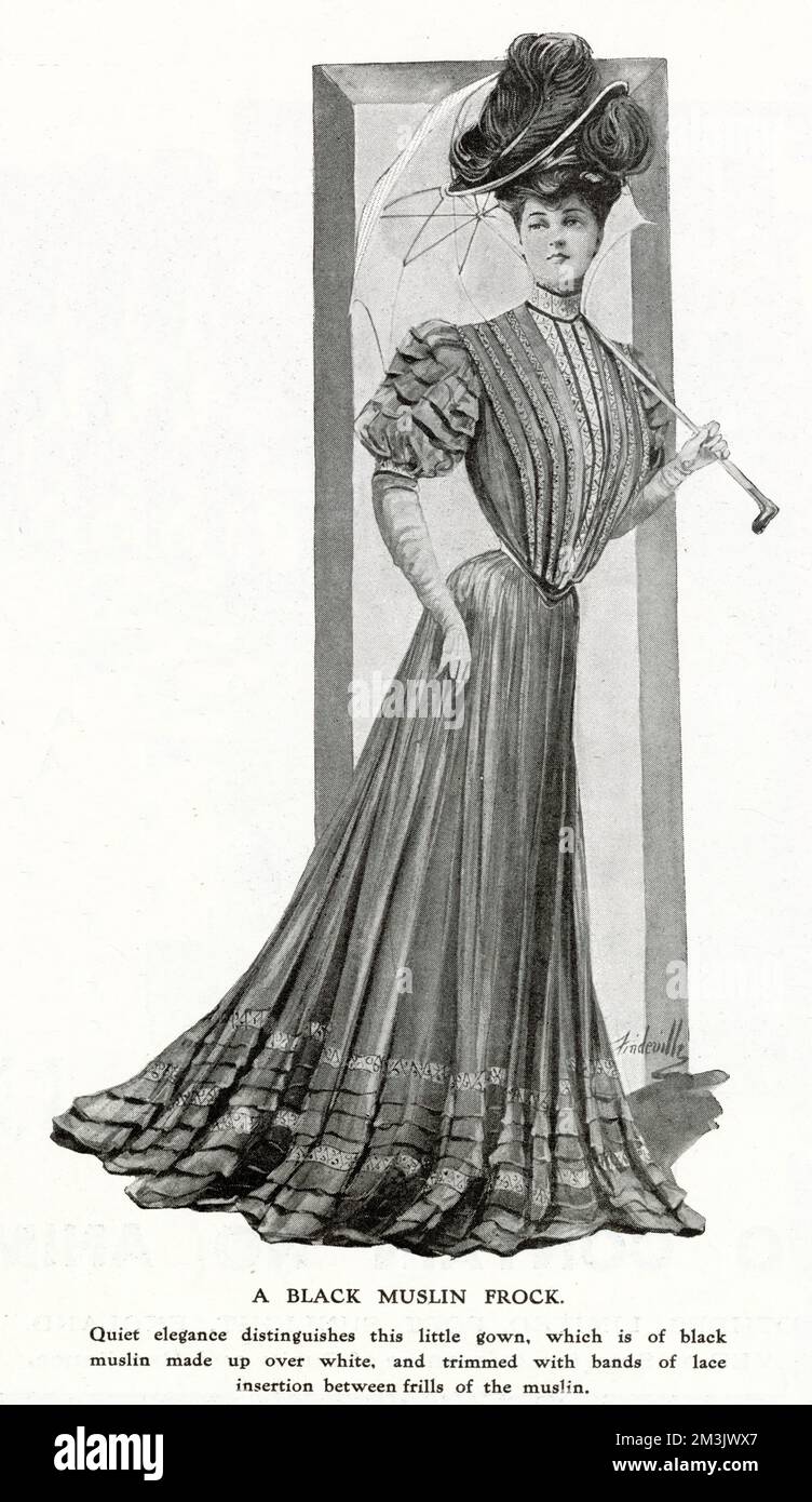 Ladies fashion 1906 Stock Photo - Alamy