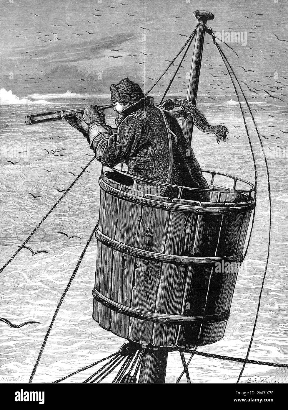 Captain crow Black and White Stock Photos & Images - Alamy