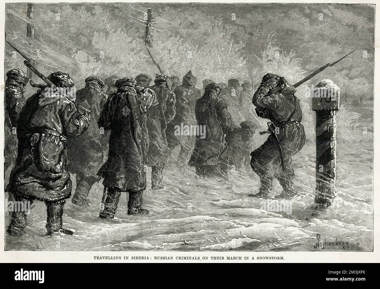 Russian Criminals in Siberia 1882 Stock Photo - Alamy
