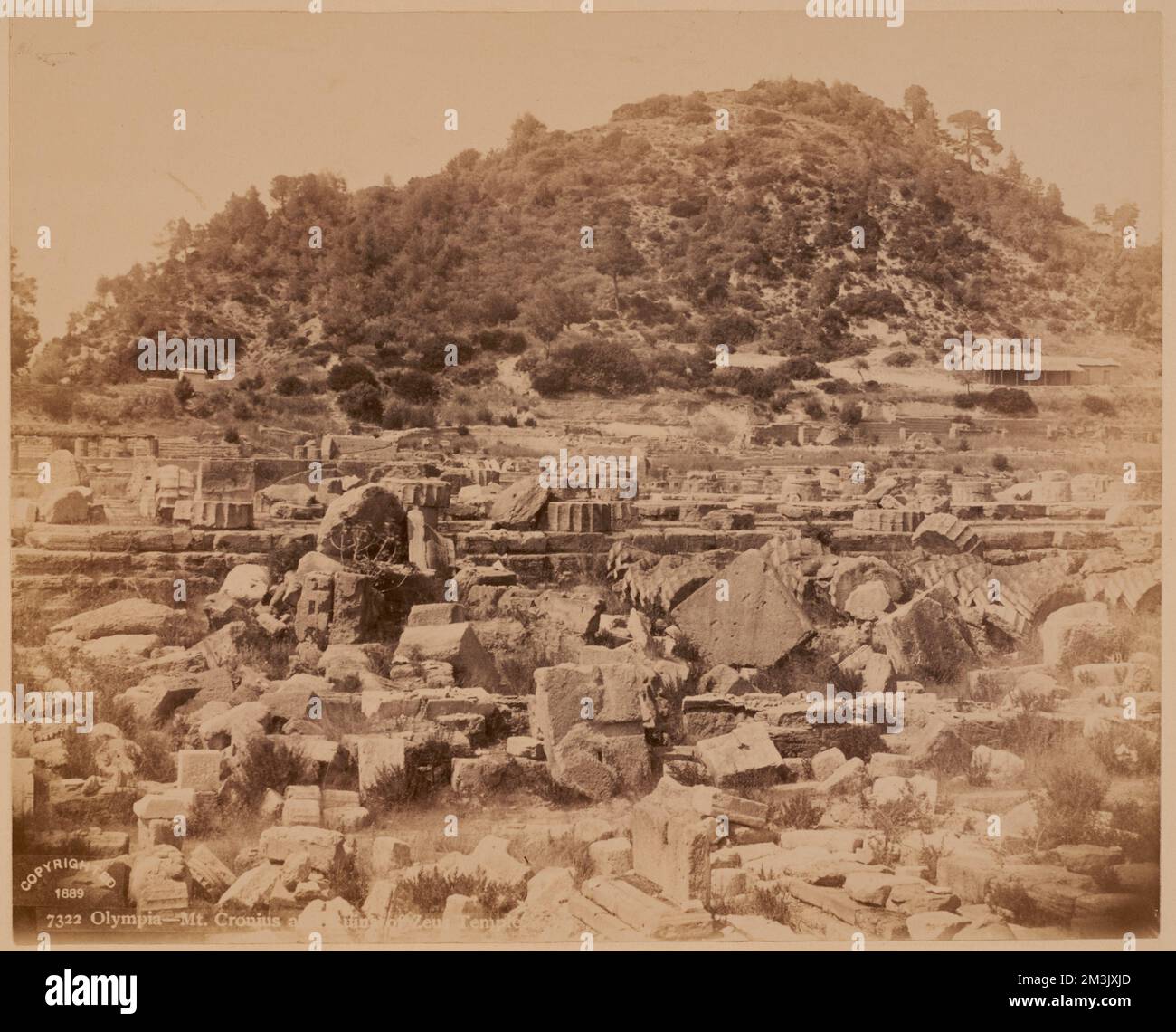 Olympia - Mt. Cronius and ruins of Zeus Temple , Mountains, Greek ...
