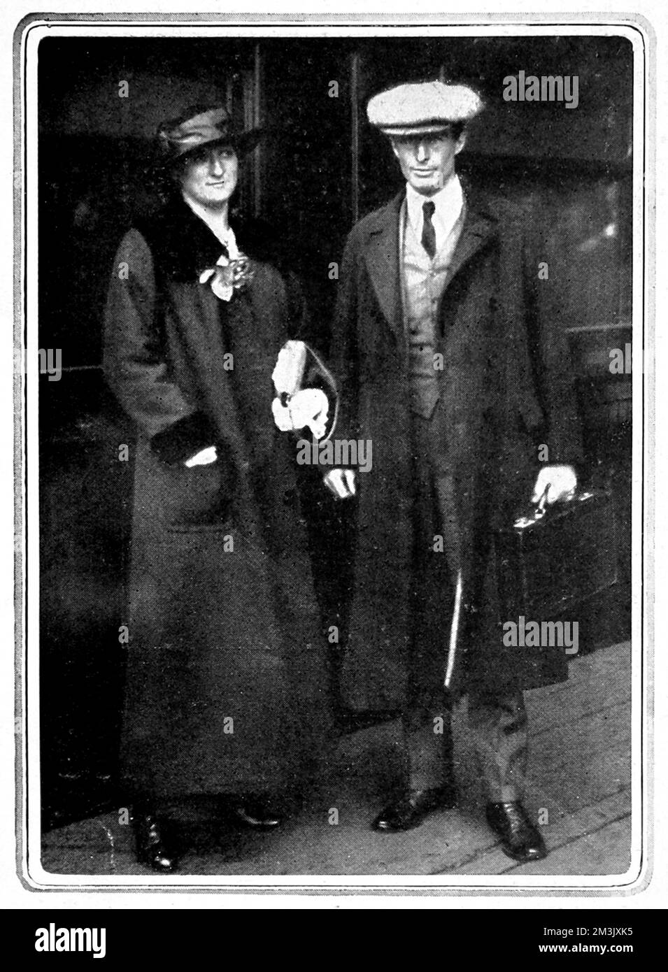 Sir Douglas Mawson and Lady Mawson, London, 1914 Stock Photo - Alamy
