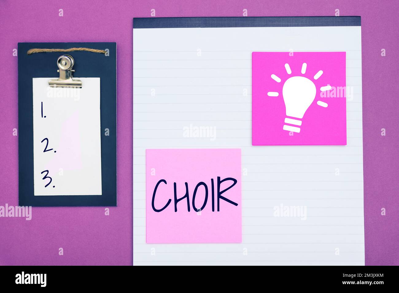 Hand writing sign Choir. Business showcase a group organized to perform ...