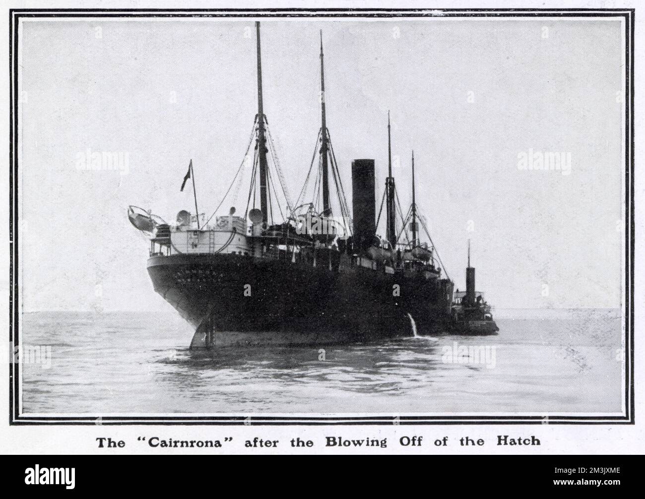 The Barque 'Berean' off Tilbury 1910 Stock Photo - Alamy