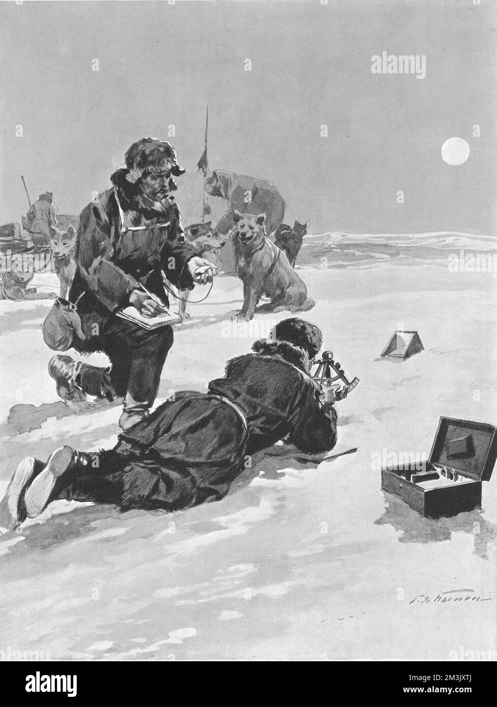 How The Members Of Roald Amundsens Antarctic Expedition Of 1910 12
