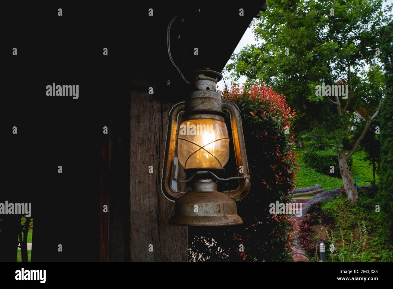 Vintage fuel lamp old house hi-res stock photography and images - Alamy