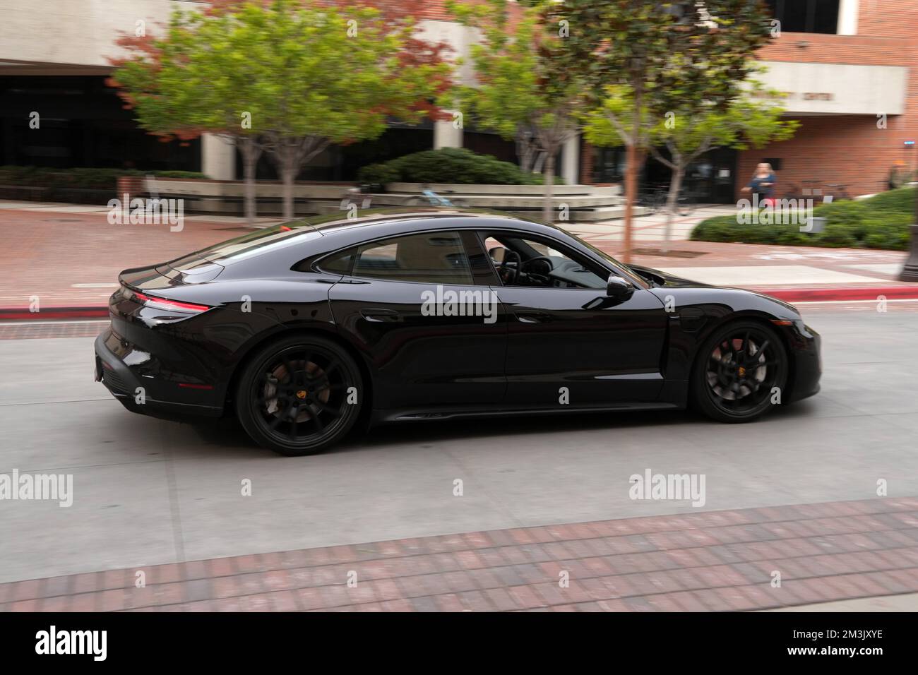 Southern California Trojans quarterback Caleb Williams drives a Porsche ...