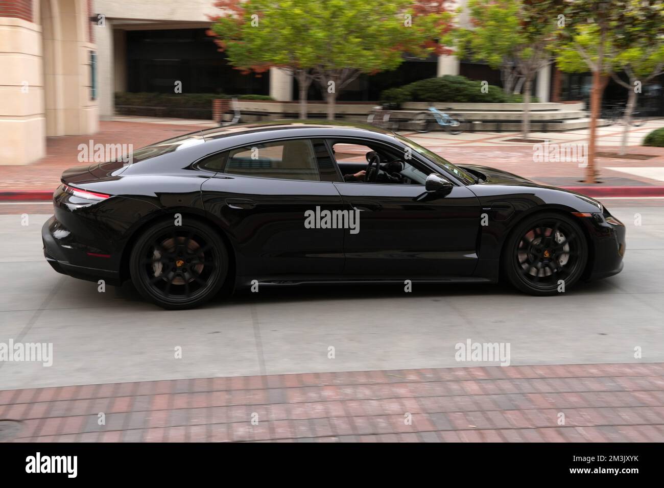 Southern California Trojans quarterback Caleb Williams drives a Porsche ...