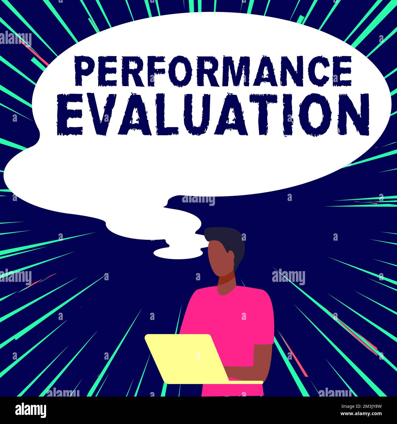 Text sign showing Performance Evaluation. Conceptual photo the ...