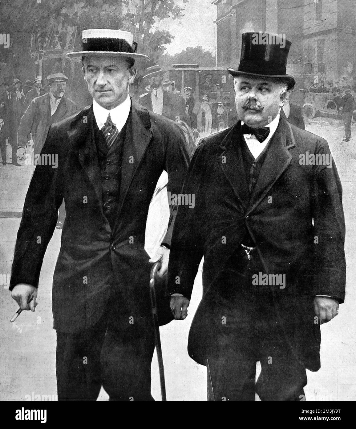 Marconi scandal: Mr Illingworth and Lord Murray Stock Photo - Alamy