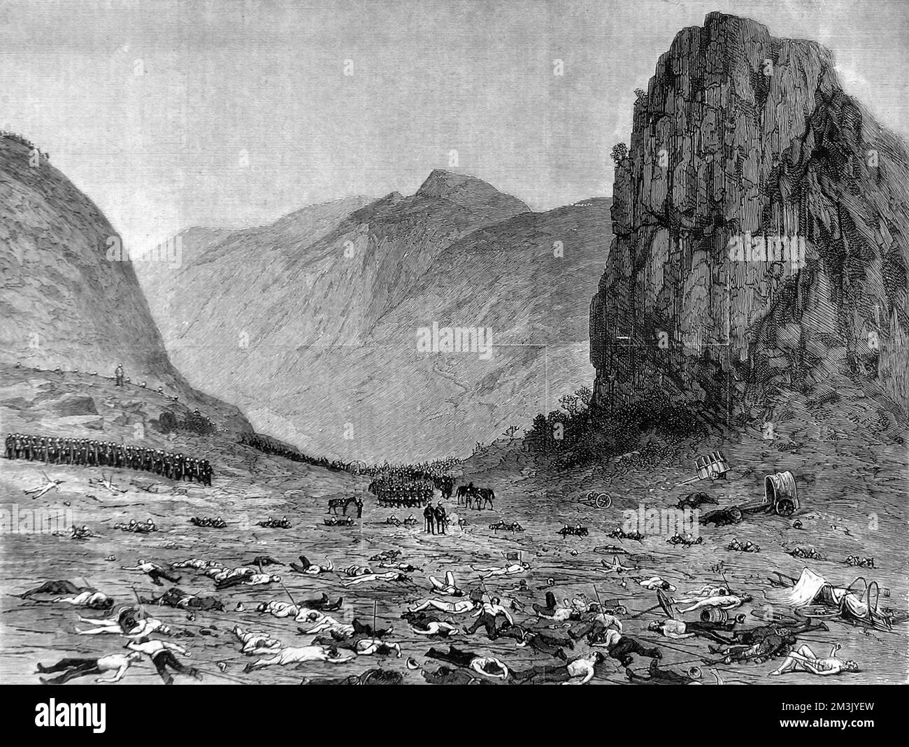 The Zulu war. Lord Chelmsford's retreat from Isandhlwana the Stock ...