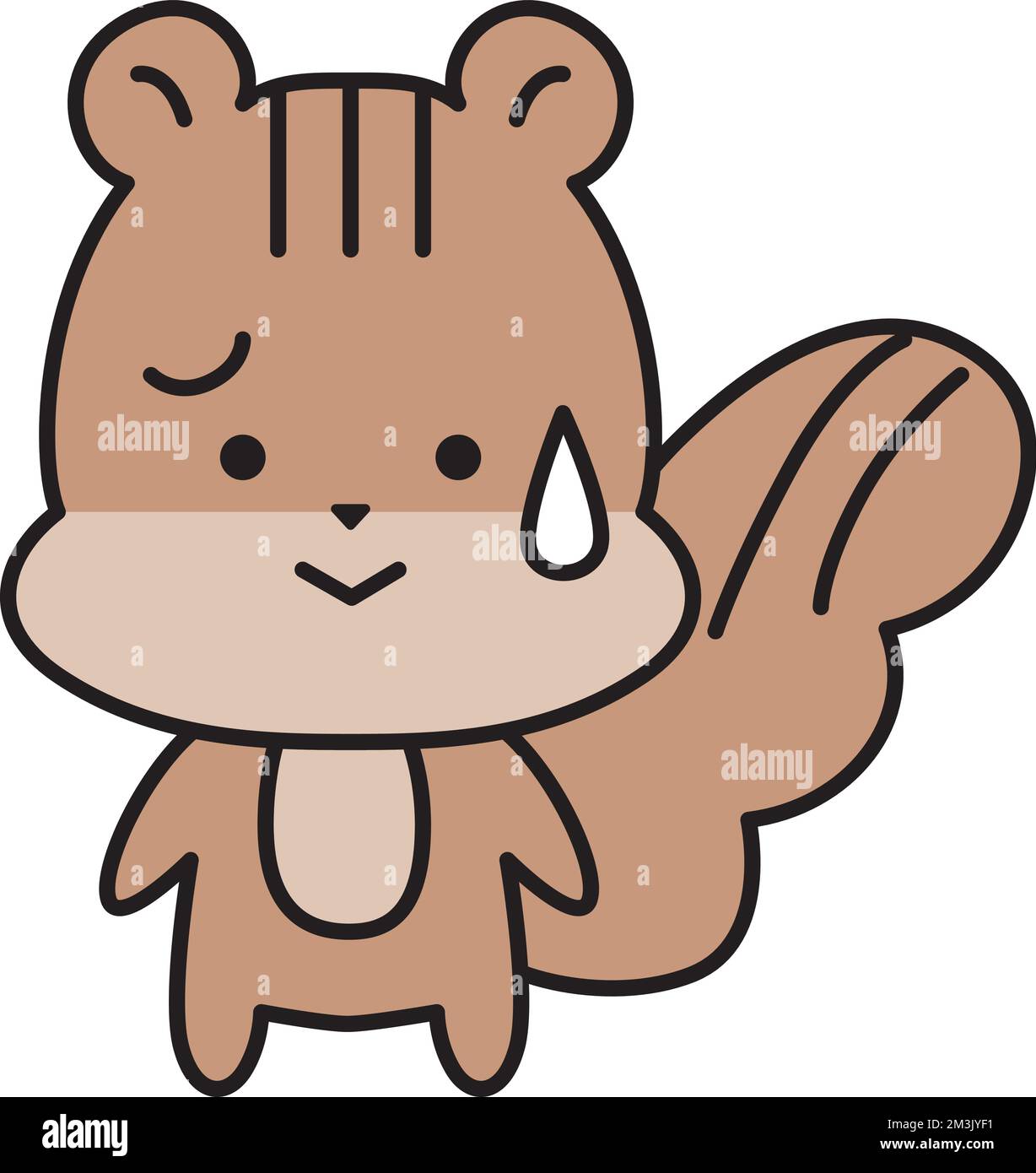 Sad Squirrel Clip Art