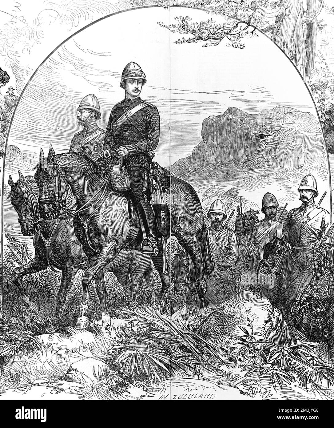 Zulu war. In Memorium - the Late Prince Imperial. In Zululan Stock ...