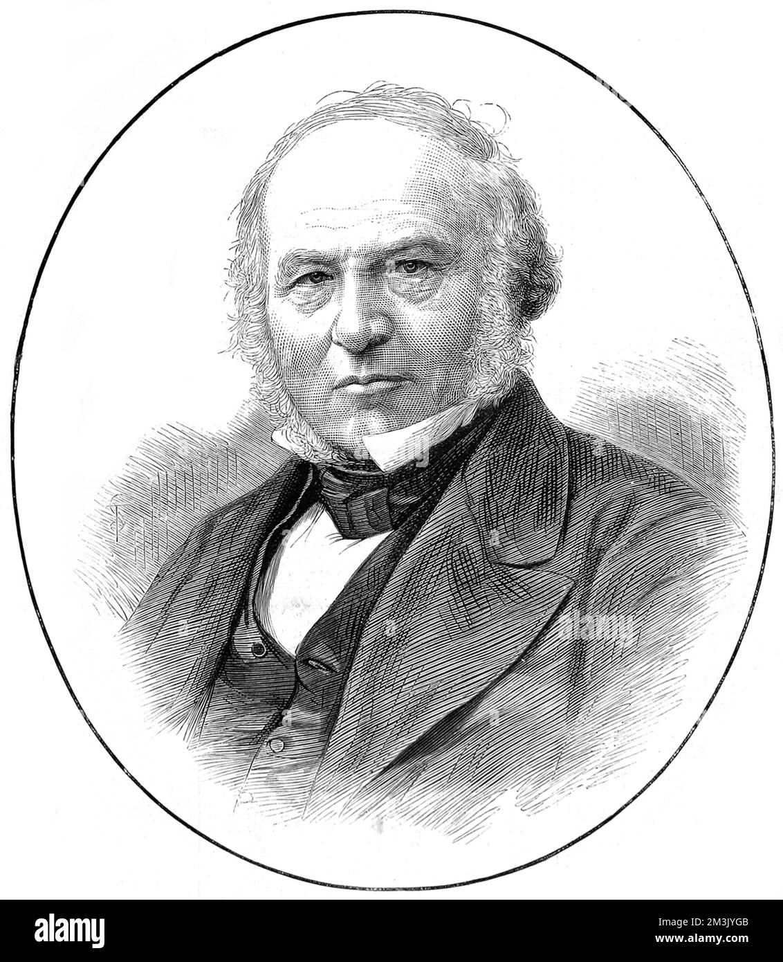 The late Sir Rowland Hill, author of the Penny Postage syste Stock ...