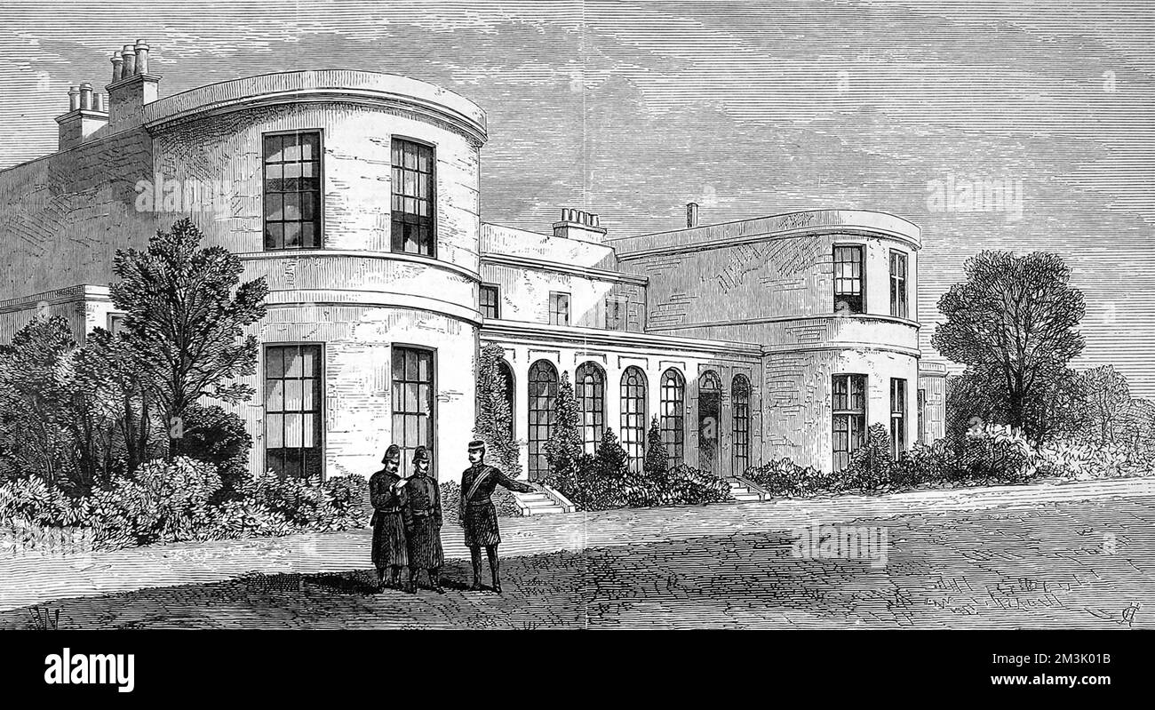 The Residence of the Chief Secretary of Ireland Stock Photo - Alamy