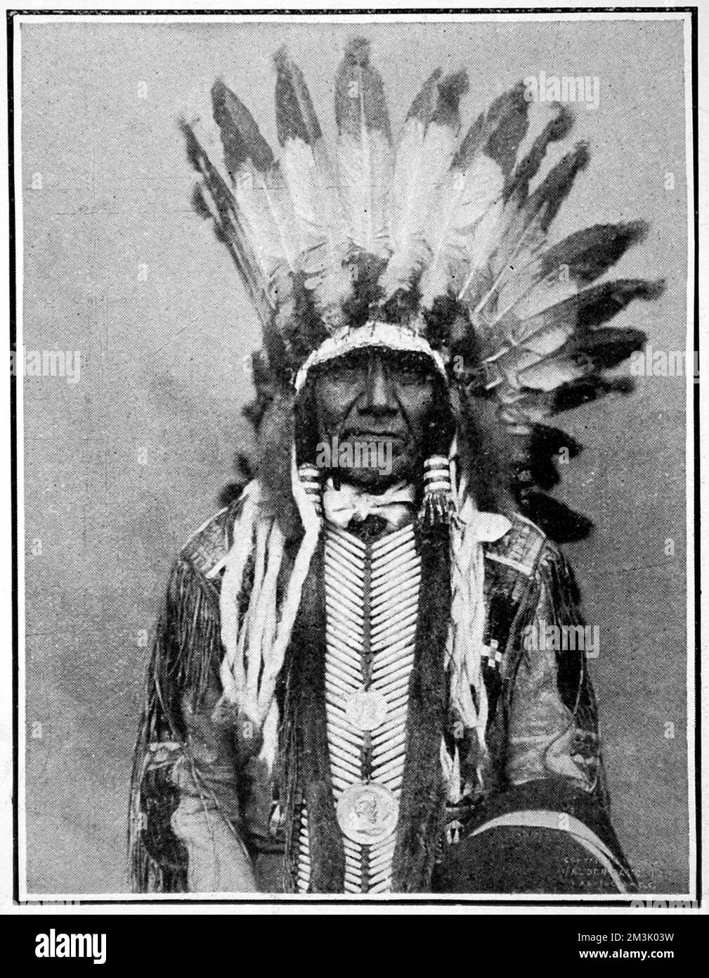 American Indians. The peaceful extincion oif the red indian Stock Photo ...