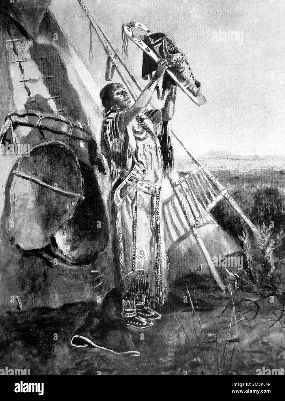 Blackfoot indians hi-res stock photography and images - Alamy
