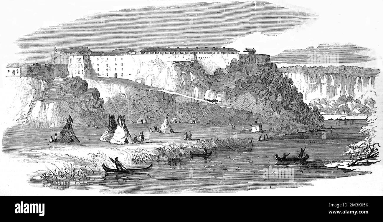 History of fort snelling Black and White Stock Photos & Images - Alamy